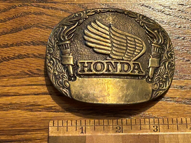 Vintage Honda Gold Wing Belt Buckle 1980s - Etsy