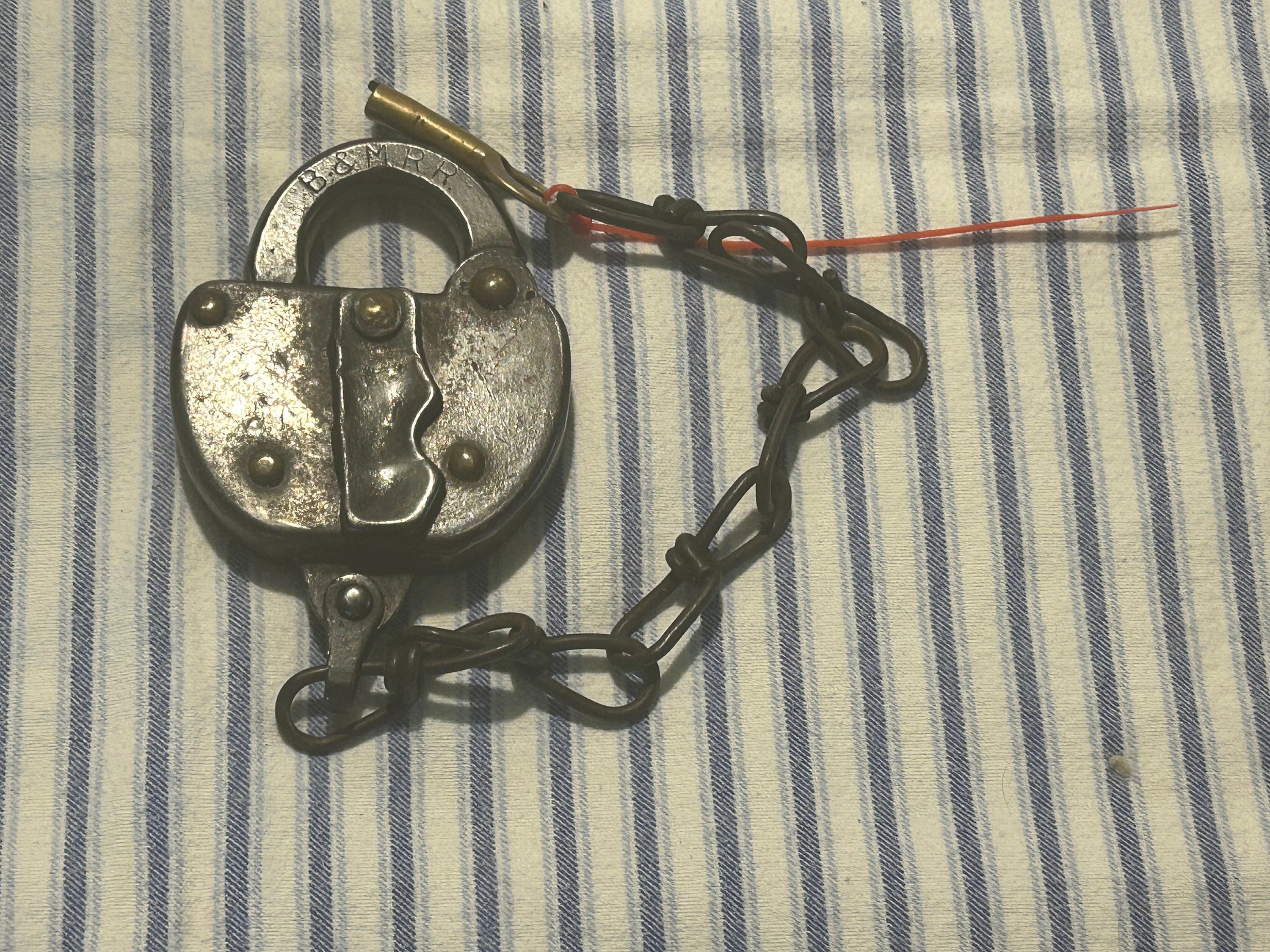 Vintage B & M Railroad Lock, Works - Etsy