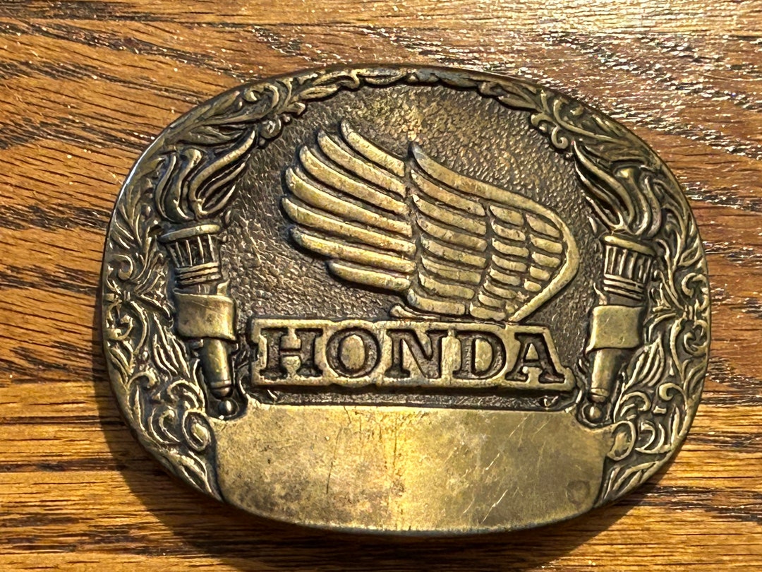 Vintage Honda Gold Wing Belt Buckle 1980s - Etsy