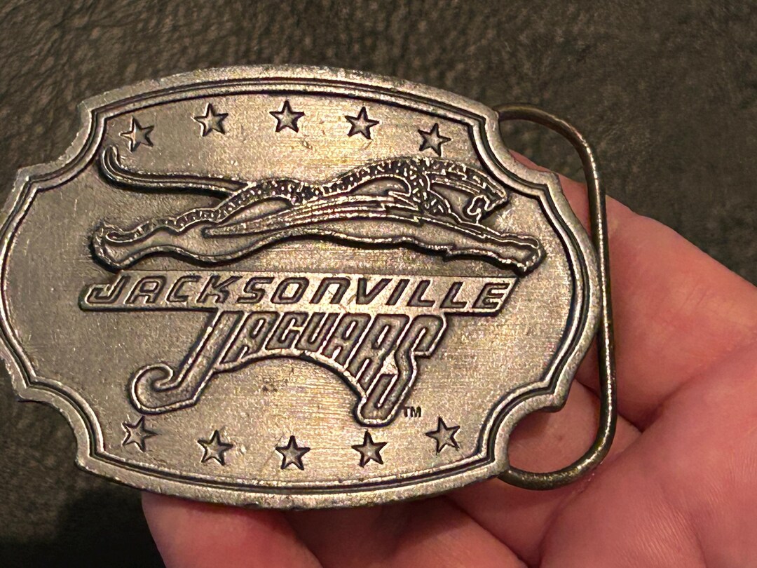 Jacksonville Jaguars NFL Football Team Belt Buckle 1994, Pewter - Etsy