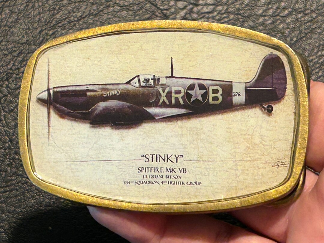New Stinky Spitfire Belt Buckle, by Ivana Habazin - Etsy