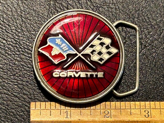 1976 Corvette Correct Front Emblem Choisonne Glass Be… - Gem