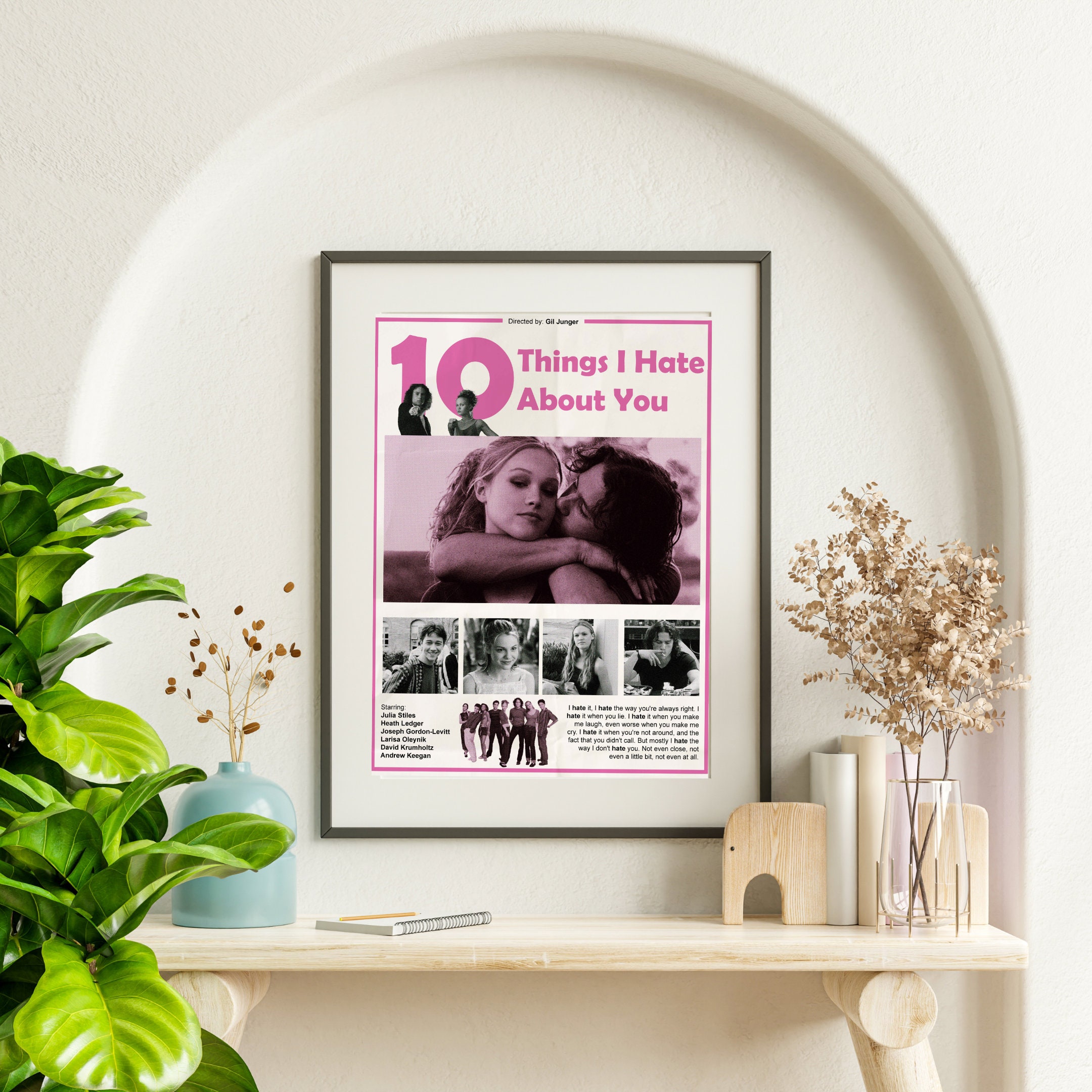 Movie Poster 10 Things I Hate About You Digital Download Kat Stratford ...