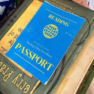 Editable and Printable Digital Reading Passport Template - Etsy