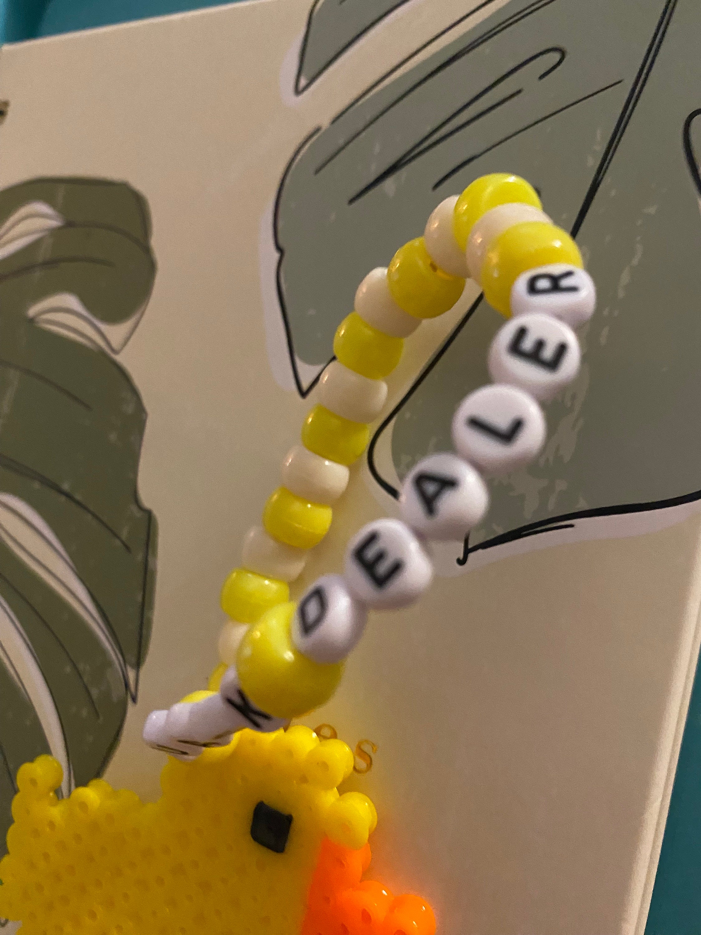 Rubber Ducky quack Dealer EDM Rave Perler Kandi Rave Bracelet Rave ...