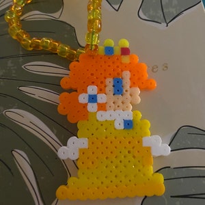 Princess Daisy From Super Mario Bros Rave Perler Bracelet ...