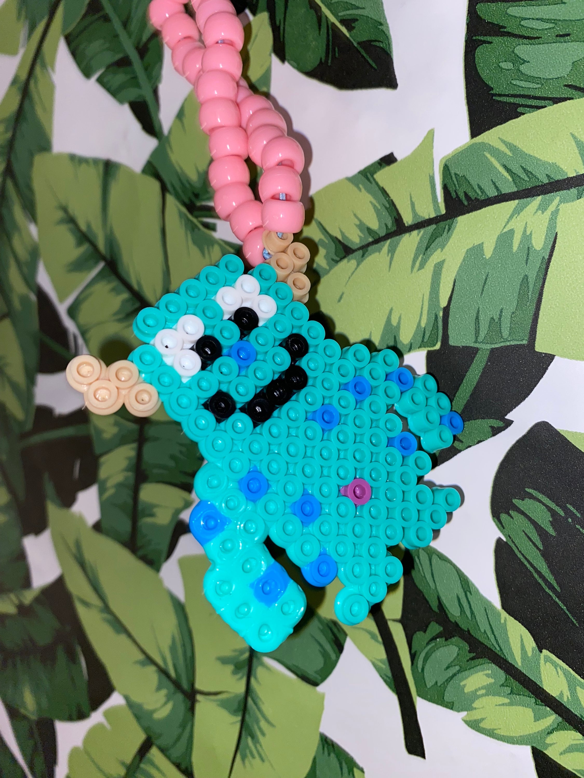 Sully From Monsters Inc Rave Perler Kandi Bracelet With Free Gift - Etsy