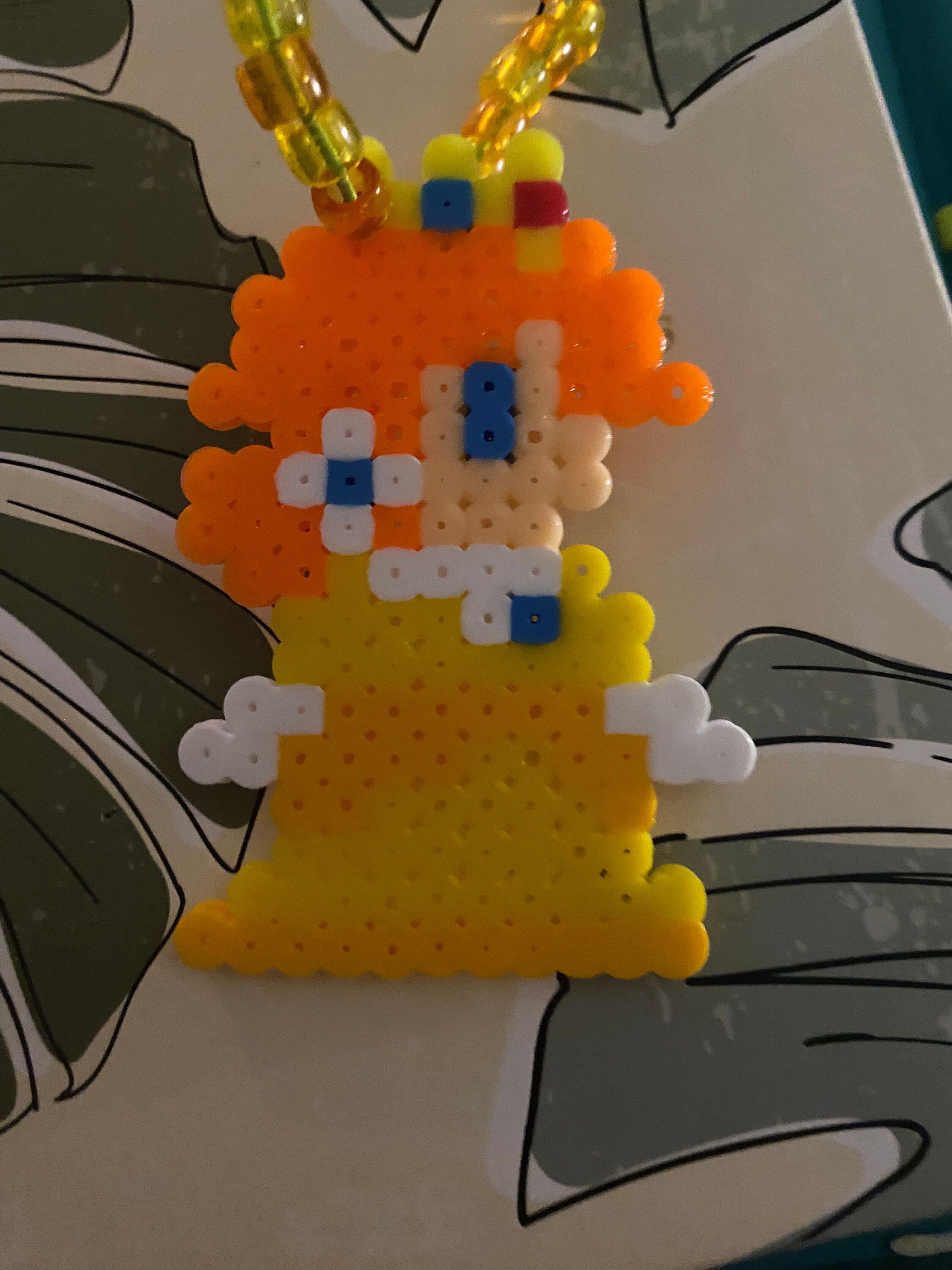 Princess Daisy From Super Mario Bros Rave Perler Bracelet ...