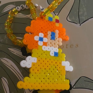 Princess Daisy From Super Mario Bros Rave Perler Bracelet ...