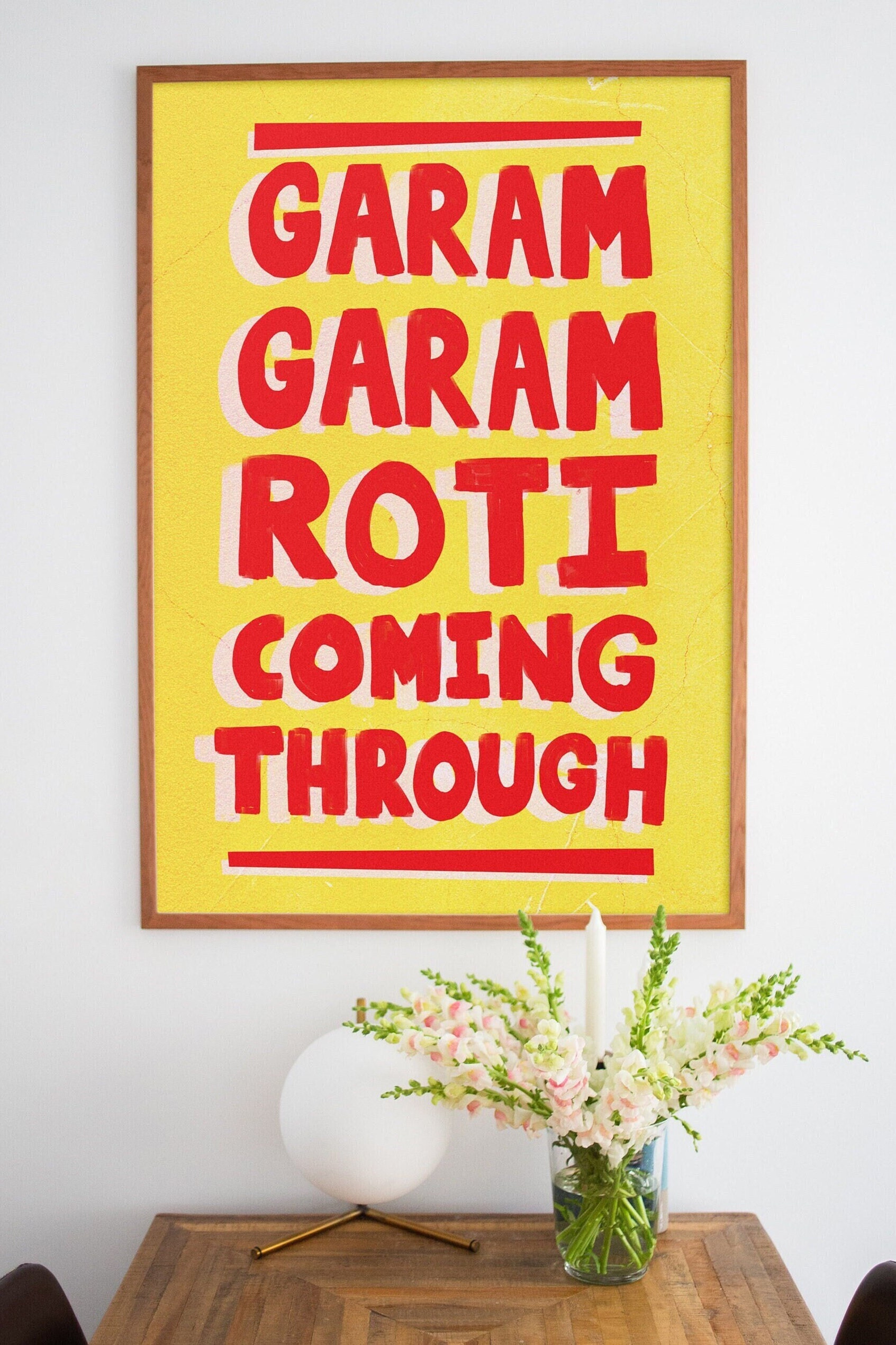 Funky Desi Art Kitchen Digital Poster Download Present for Desi Sister ...