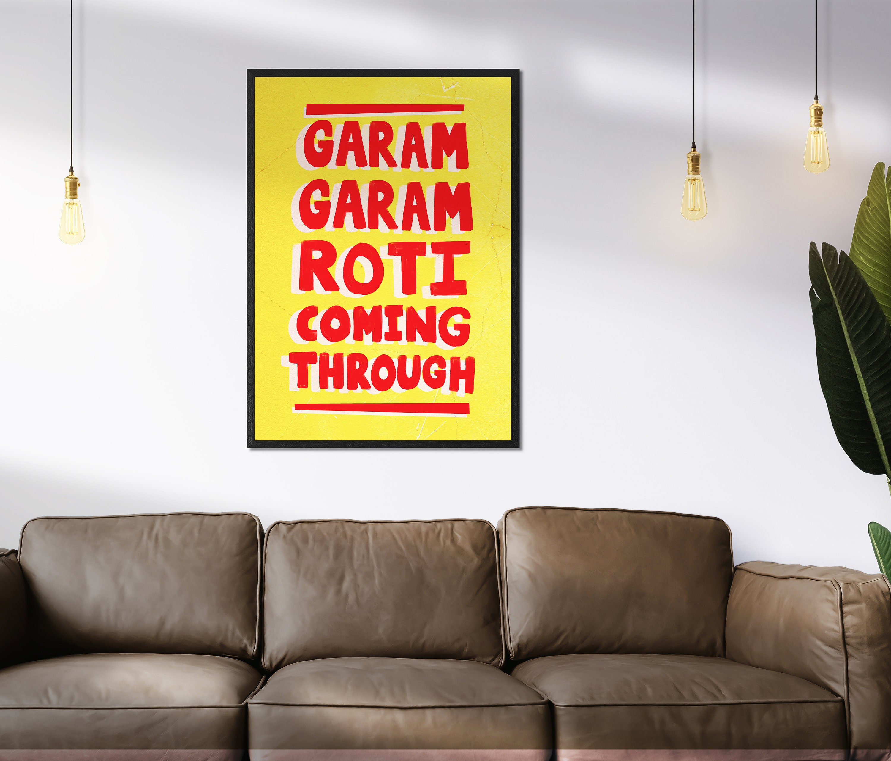 Funky Desi Art Kitchen Digital Poster Download Present for Desi Sister ...