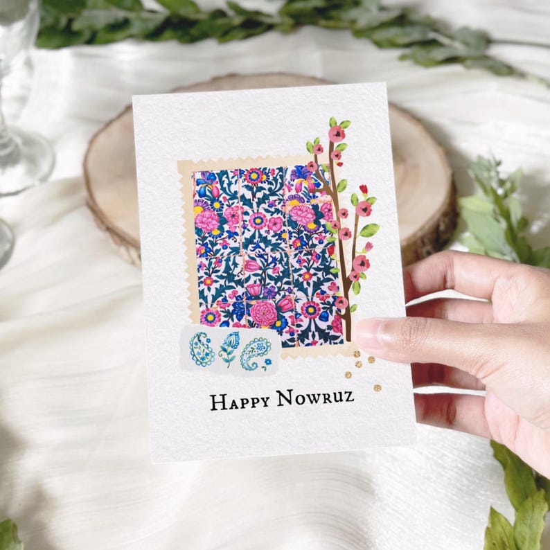 Nowruz Card | Printable | Digital Download | Persian New Year Gift ...
