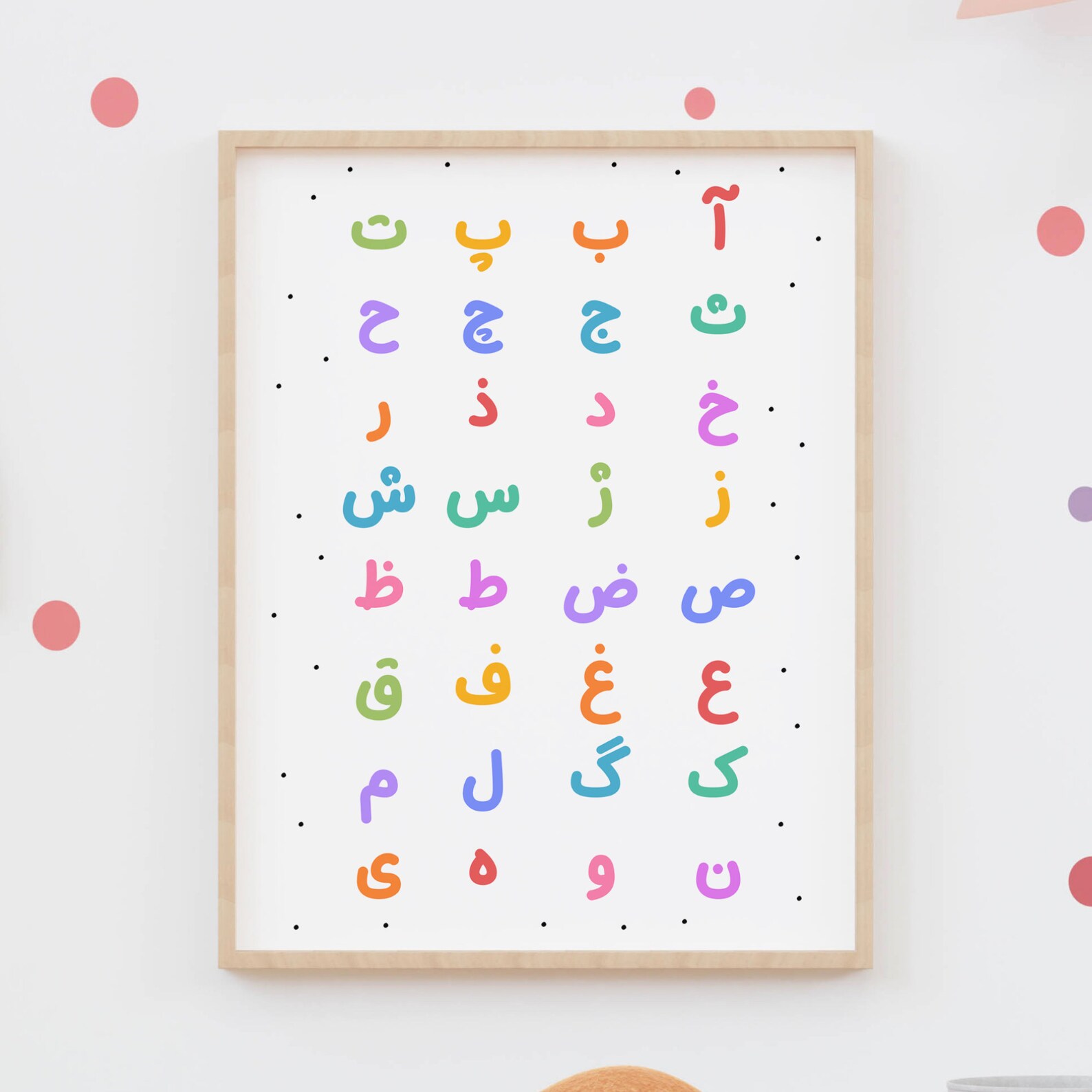 Persian Educational Poster for Alphabet | Persian Alphabet Poster ...