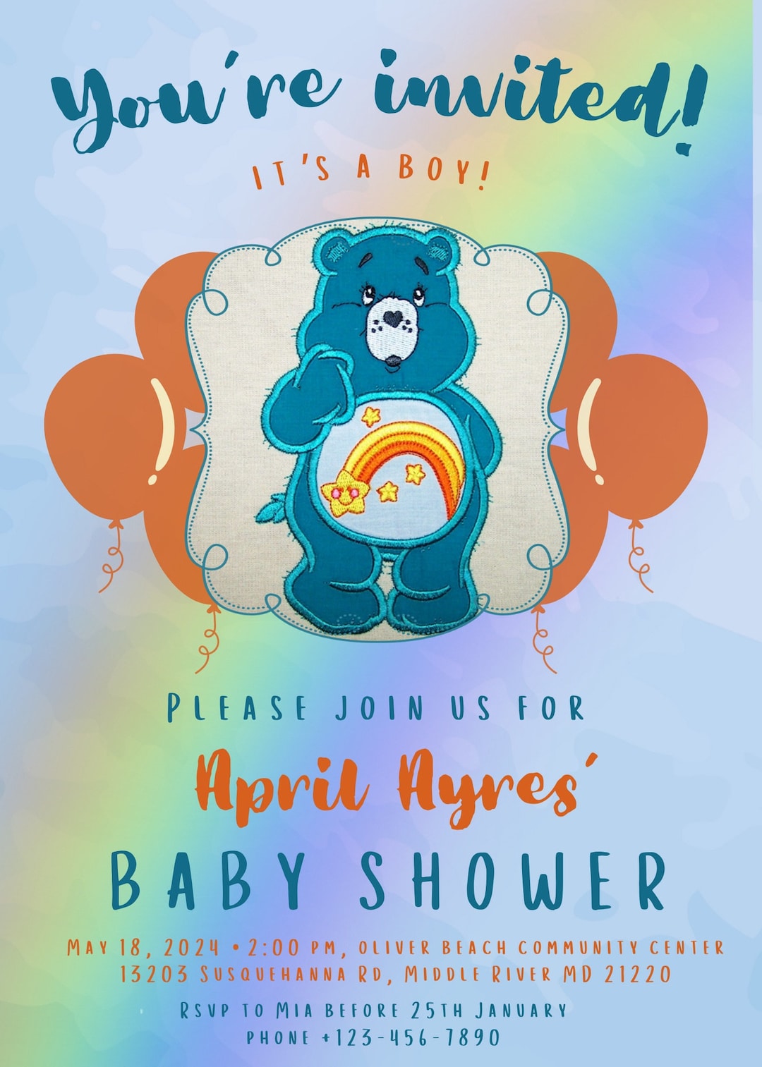 CUSTOM Digital Baby Shower Invites (any Design) - Etsy