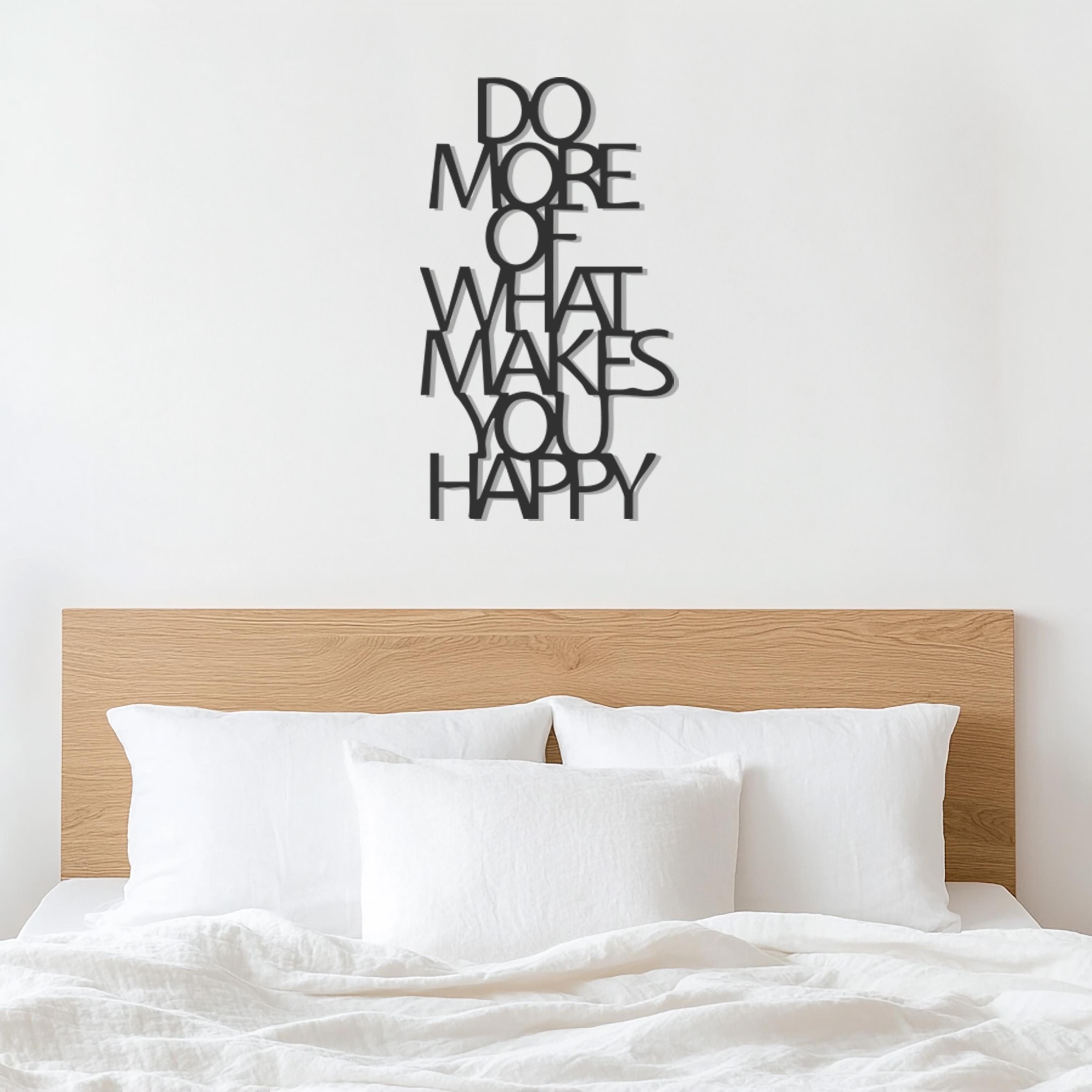 Motivational Metal Wall Art, Inspirational Quote Sign, Large Typography ...