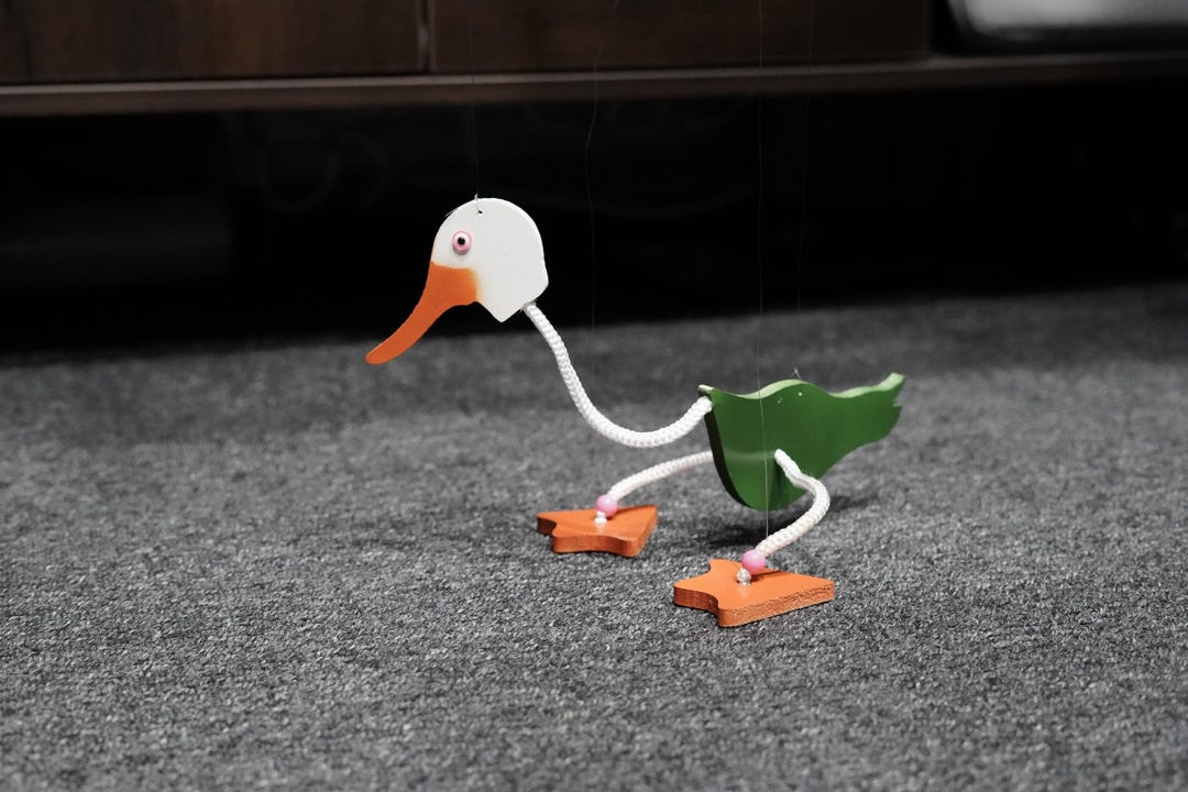 Handmade Wooden Duck Puppet Toy Fun & Educational for Kids 3 Puppet ...