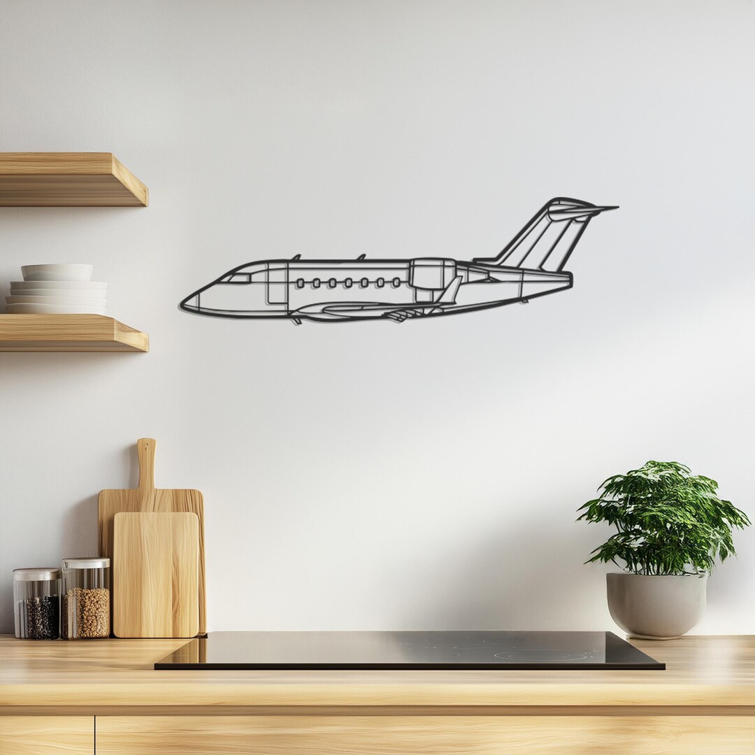 Private Jet Metal Wall Decor, Business Aircraft Art, Luxury Plane ...