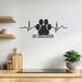Custom Vet Clinic Metal Wall Sign, Veterinary Welcome Sign, Paw Print ...