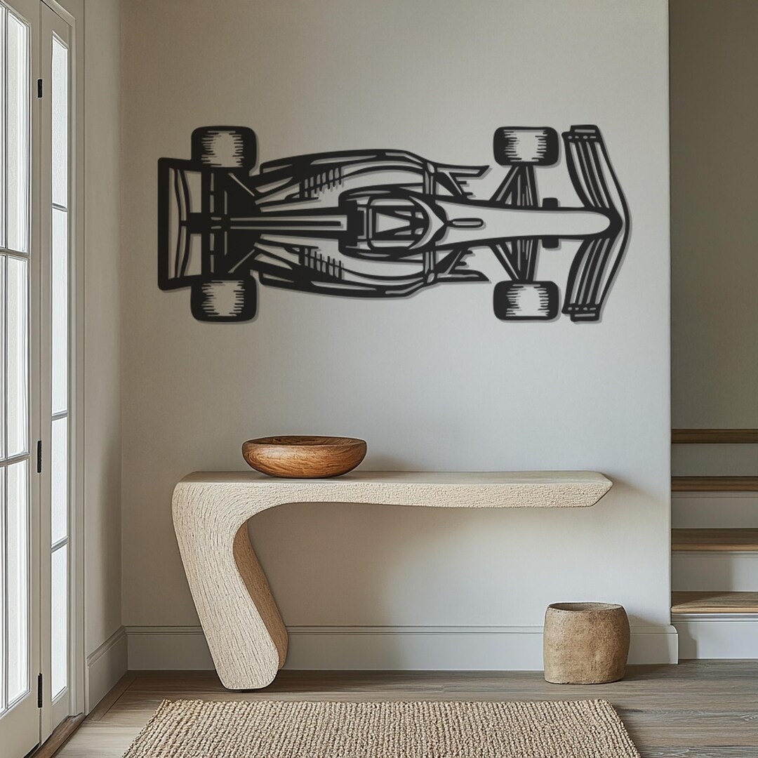 Metal Racing Car Metal Wall Art, Racing Car Decor Gift for Boyfriend ...