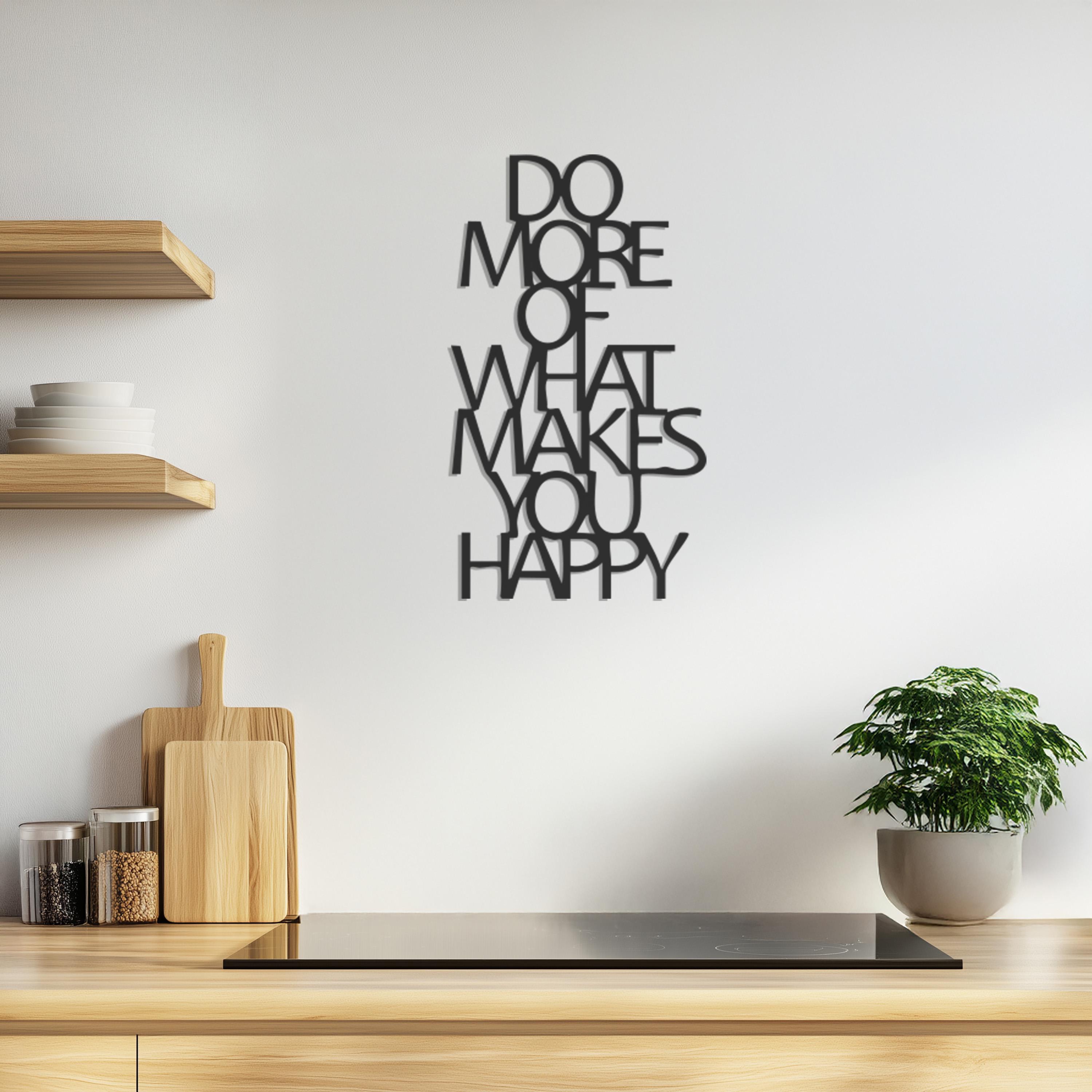 Motivational Metal Wall Art, Inspirational Quote Sign, Large Typography ...