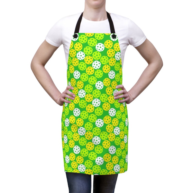 Colorful and Fun Pickleball Themed Apron Great Gift for Pickleballers ...