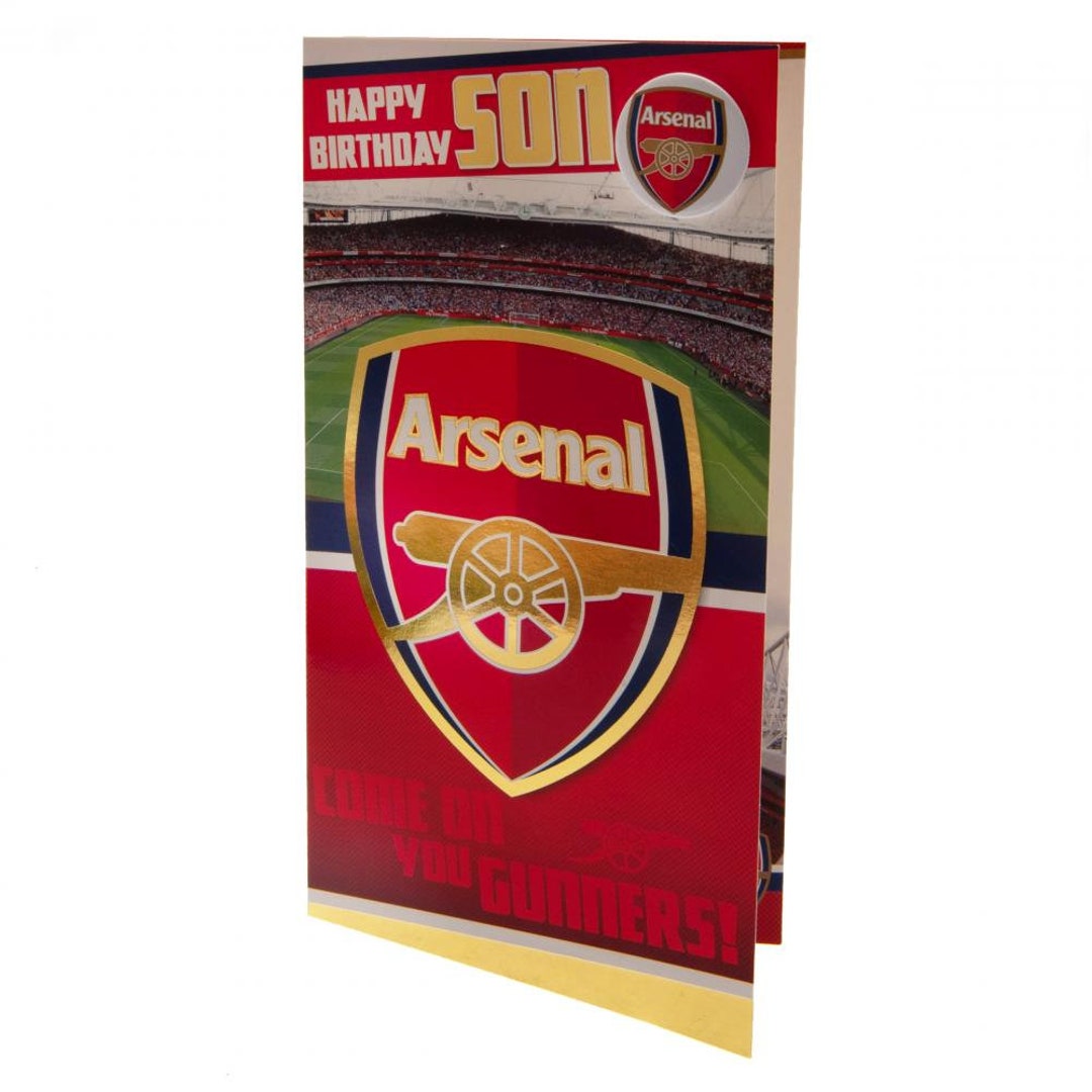 Arsenal FC Birthday Card Son - Etsy