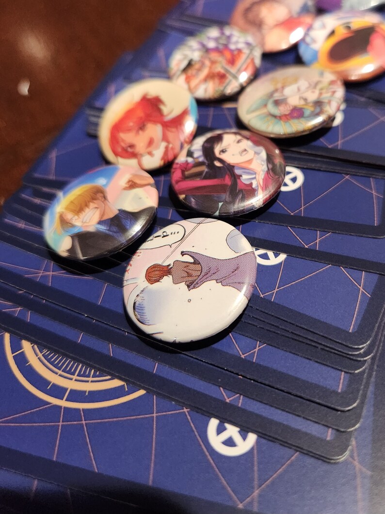 Pirate Button Pins 3 Pack Anime Pins Badge Pins - Etsy