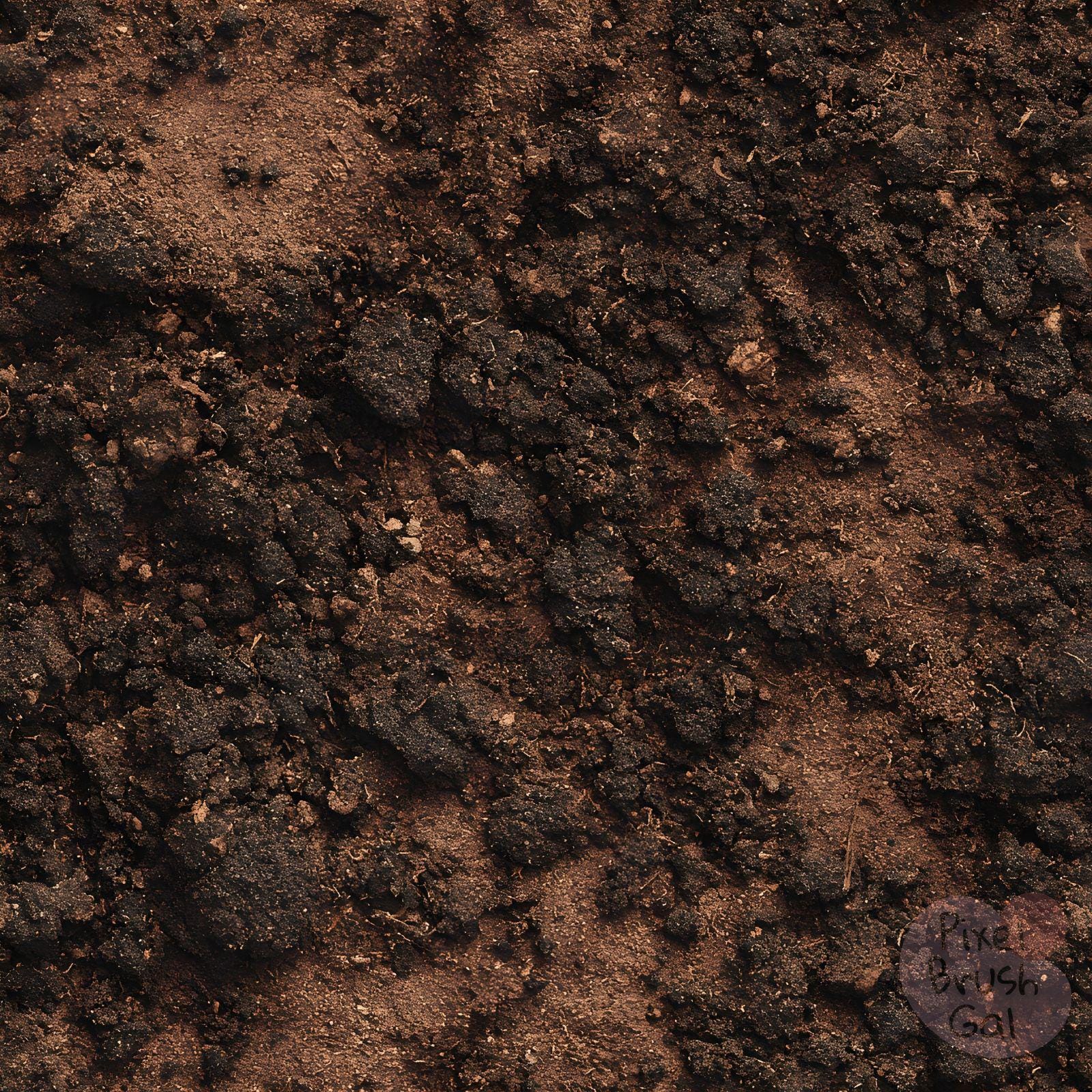 Realistic Dirt Mud Mulch Digital Pattern Seamless Paper Dirt Scrapbook ...