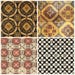 Vintage Victorian Flooring Digital Pattern Seamless Paper Antique ...