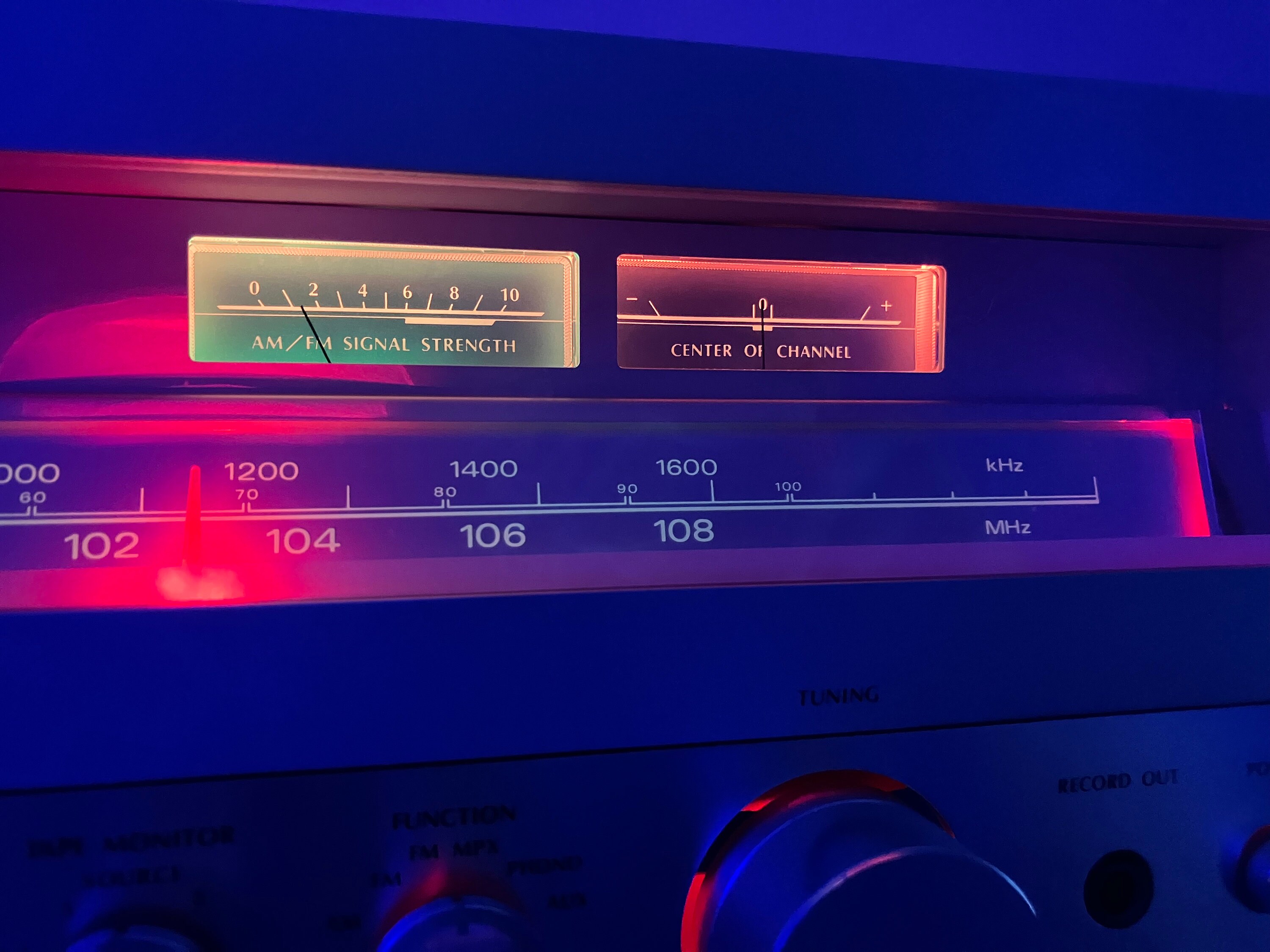 Custom Illuminated 1978 Stereo Reciever - Etsy