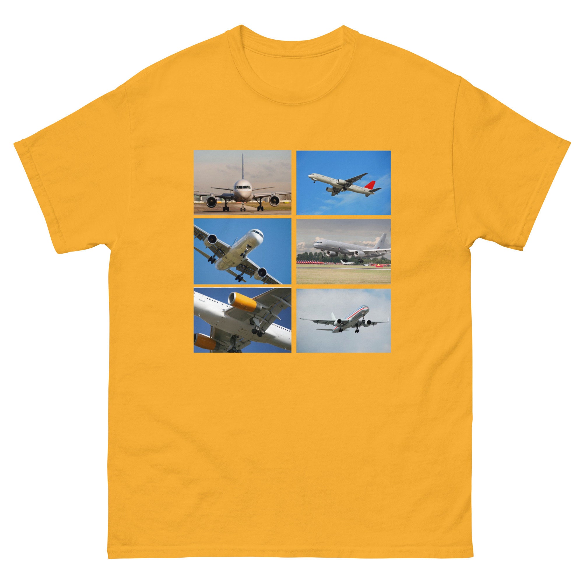 Boeing 757 Aircraft T Shirt Airplane Airbus Aeroplane Retro Jet2 Delta ...