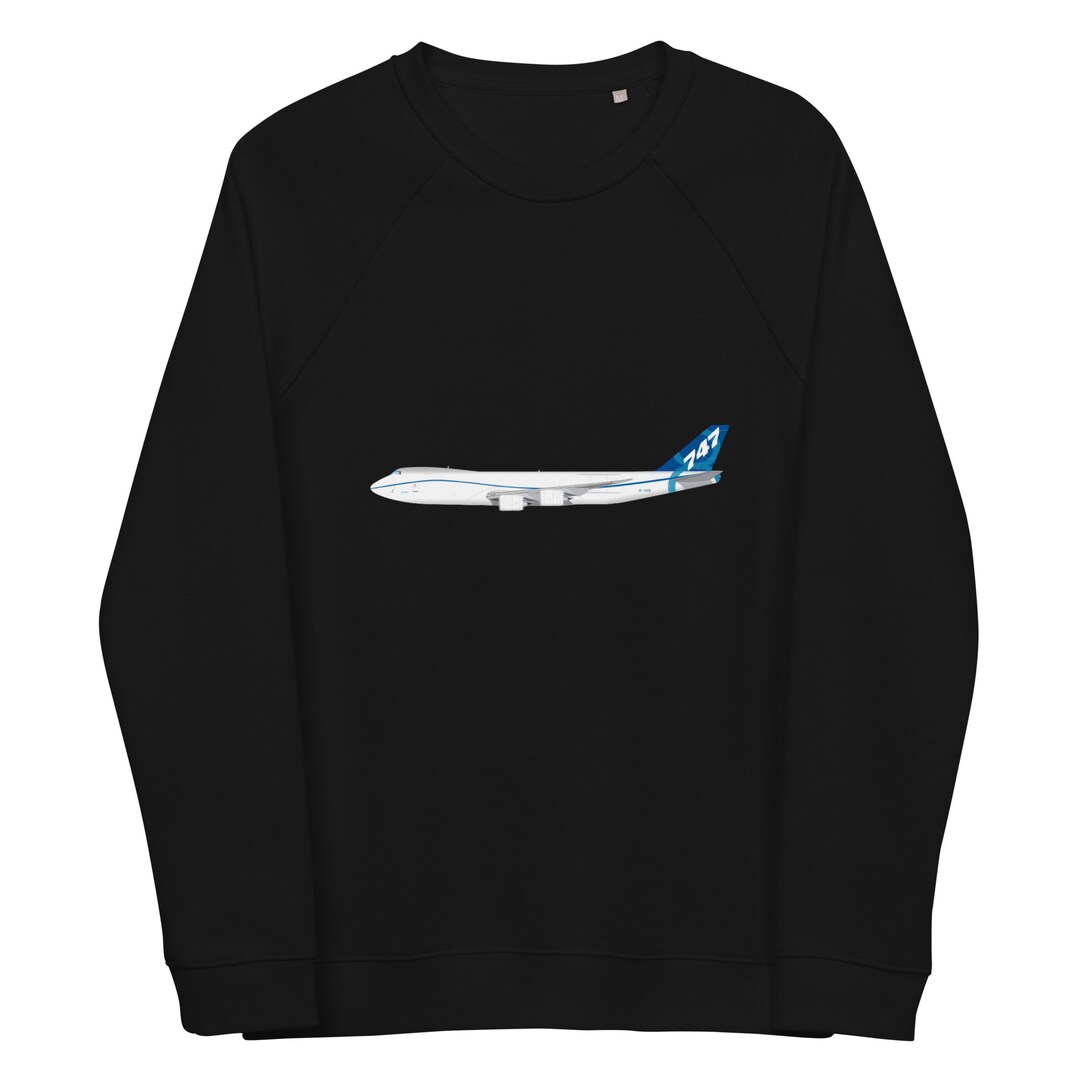 Boeing 747 Pilot Unisex Classic Jumper Sweatshirt Aviator Enthusiast ...