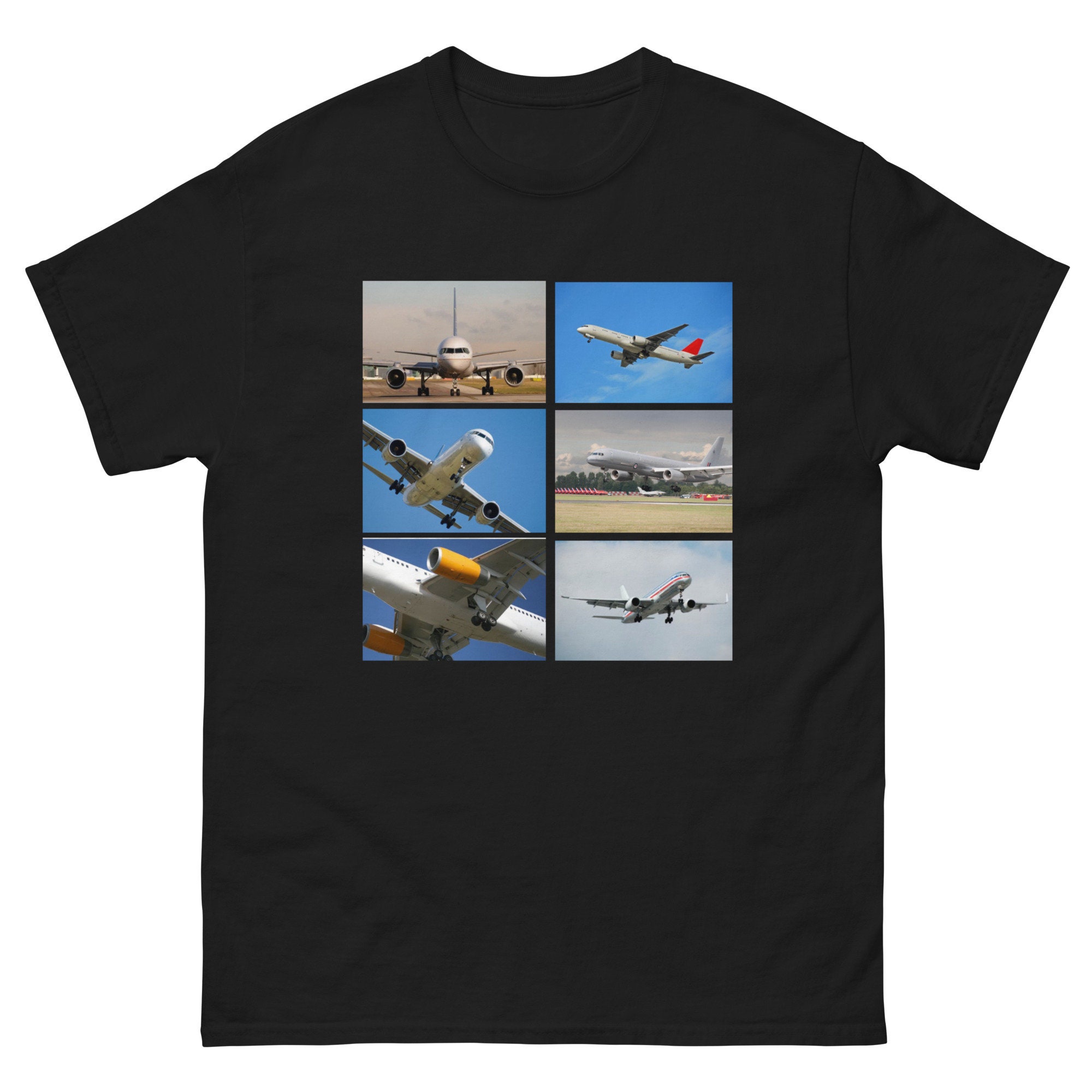 Boeing 757 Aircraft T Shirt Airplane Airbus Aeroplane Retro Jet2 Delta ...