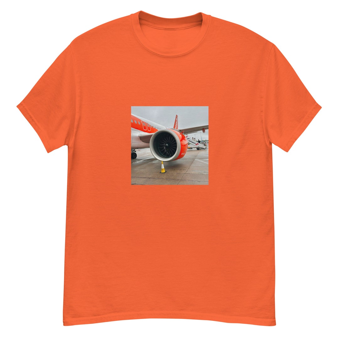 Easyjet Airbus A320 NEO CFM Jet Engine Men's Classic Tee - Etsy