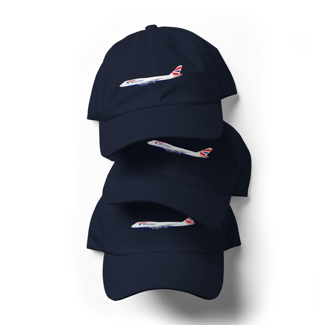 BA 747 747-400 British Airways Boeing Dad Hat Unisex Gift Black Friday ...