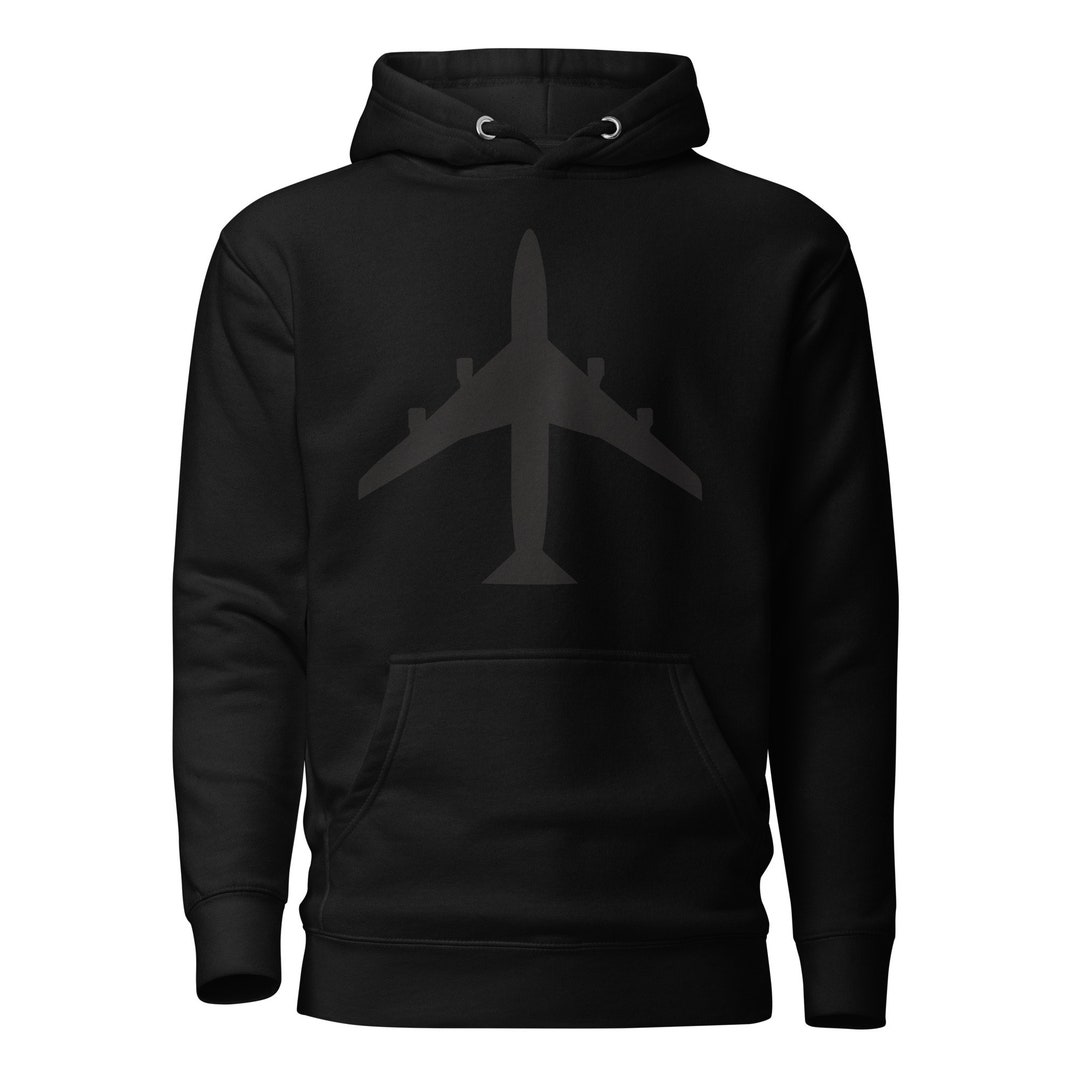 Boeing 747 Unisex Hoodie Pilot Cabin Crew Enthusiast Avgeek Jumbo Jet ...