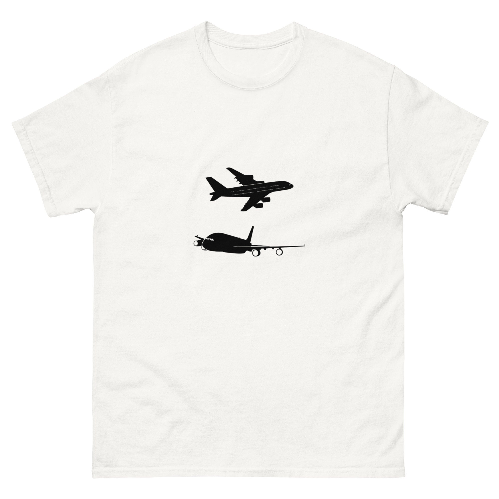 Airbus A380 Superjumbo Aircraft Men's Classic Tee Emirates Airline A350 ...