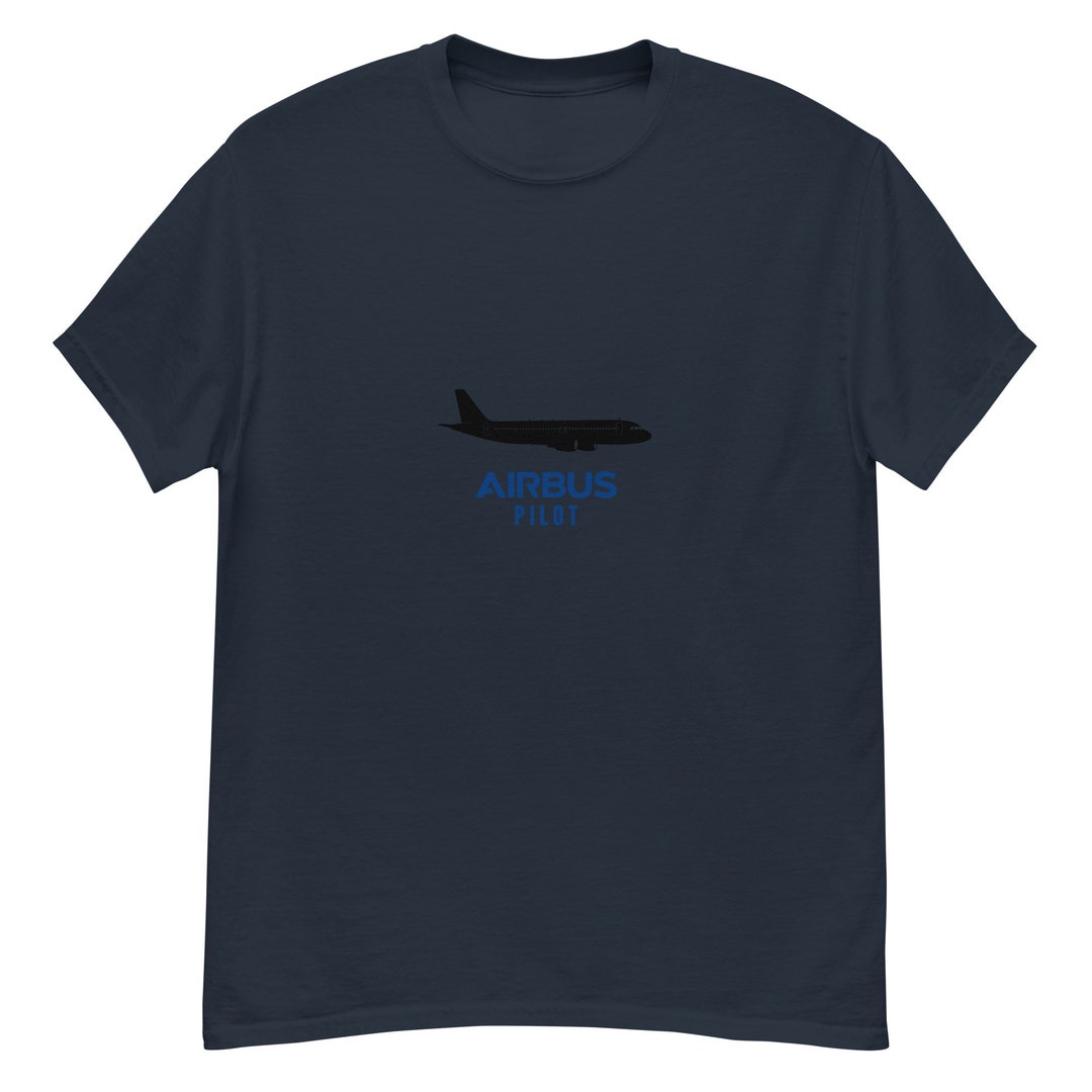 Airbus Pilot T-shirt: Aviator Gift, Unisex Cotton Tee - Etsy