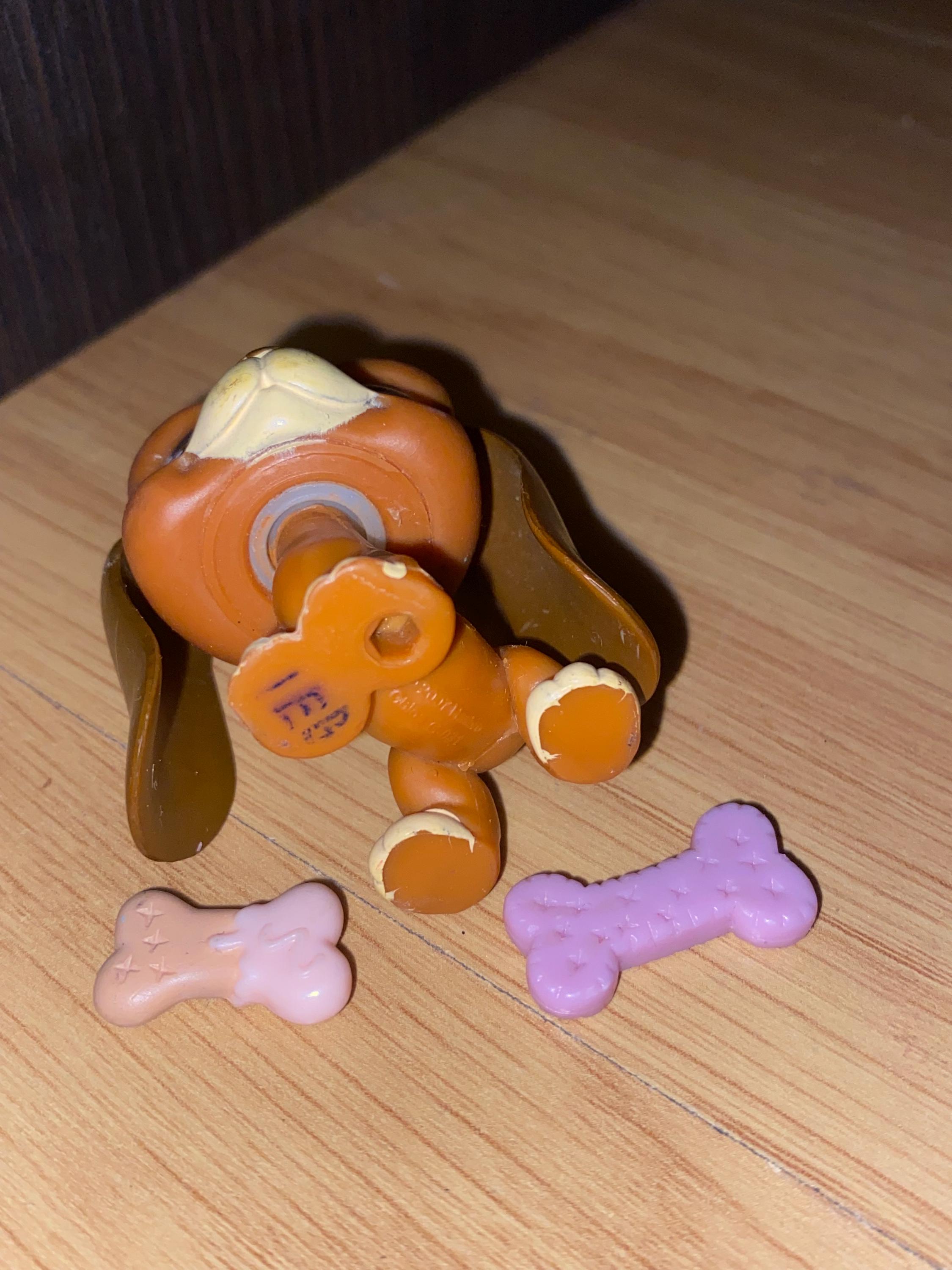 Littlest Pet Shop Rare Authentic LPS C-031 Toy Brown Dachshund With ...