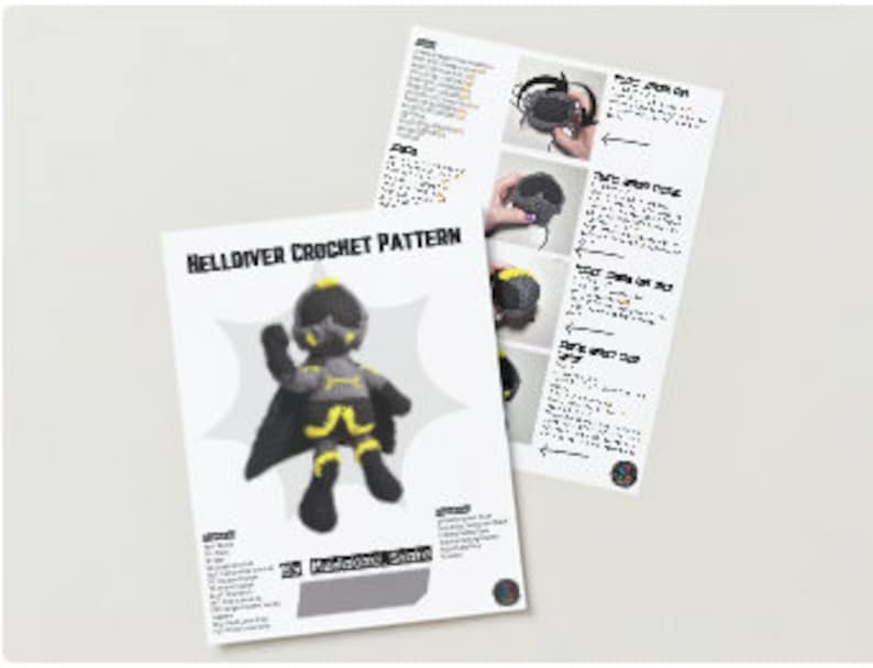 Helldiver Crochet Pattern - Etsy