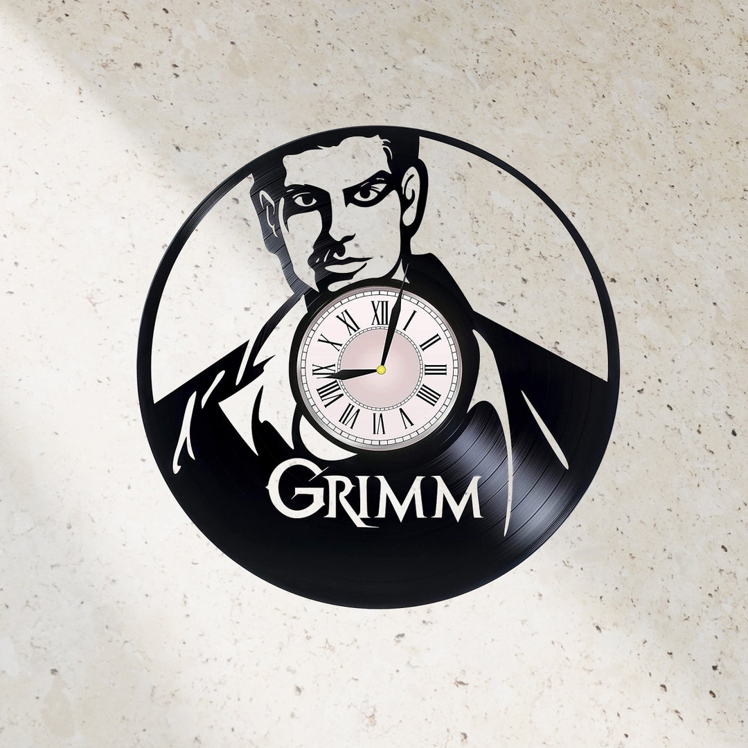Vinyl Record Wall Clock | Trendy Wall Decor | Unique Wall Clock | Grimm ...