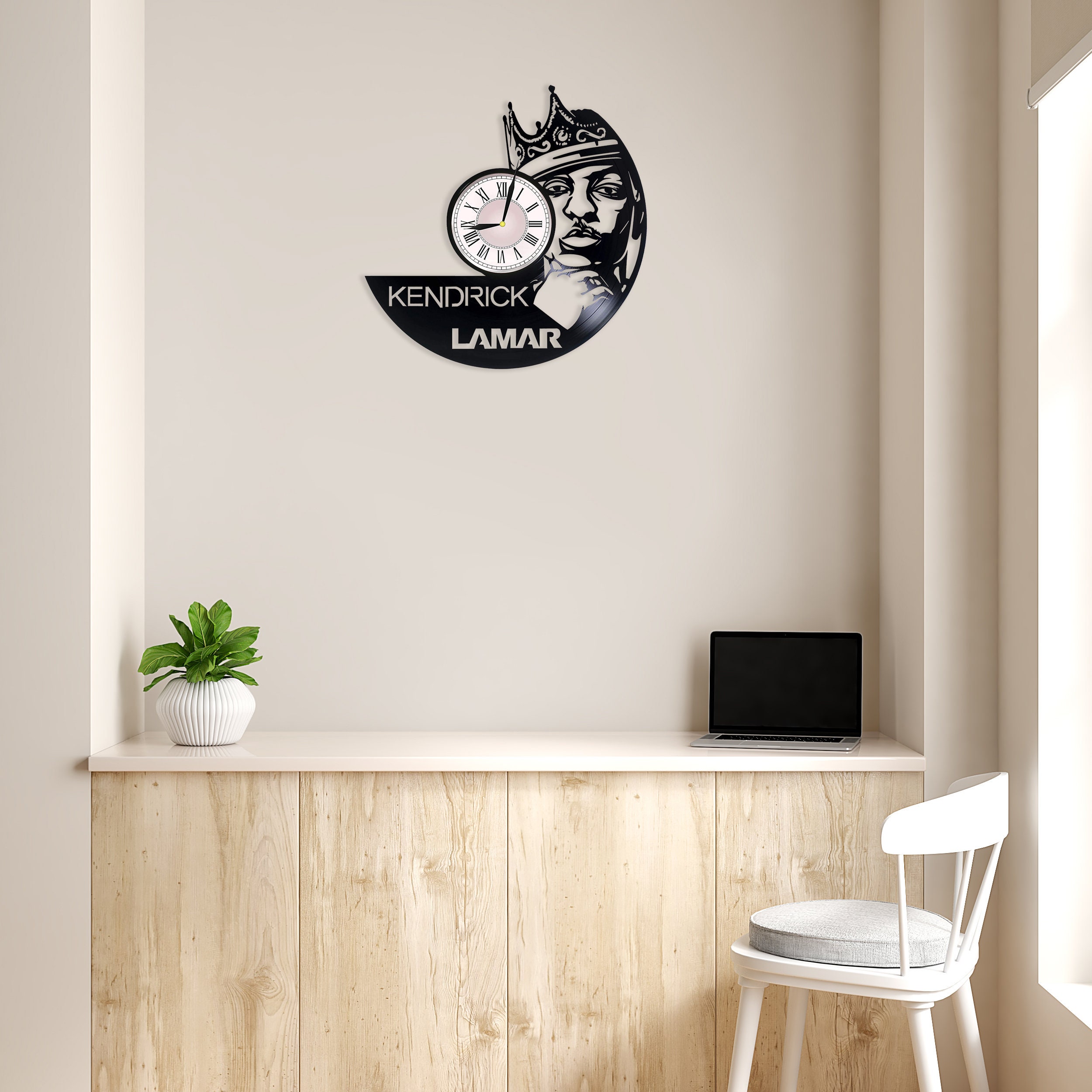 Gift for Rap Lover, Vinyl Record Clock | Upcycled Rap Music Decor - Etsy