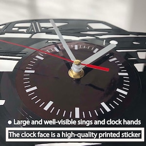 Vinyl Record Wall Clock | Trendy Home Decor | Unique Wall Clock ...