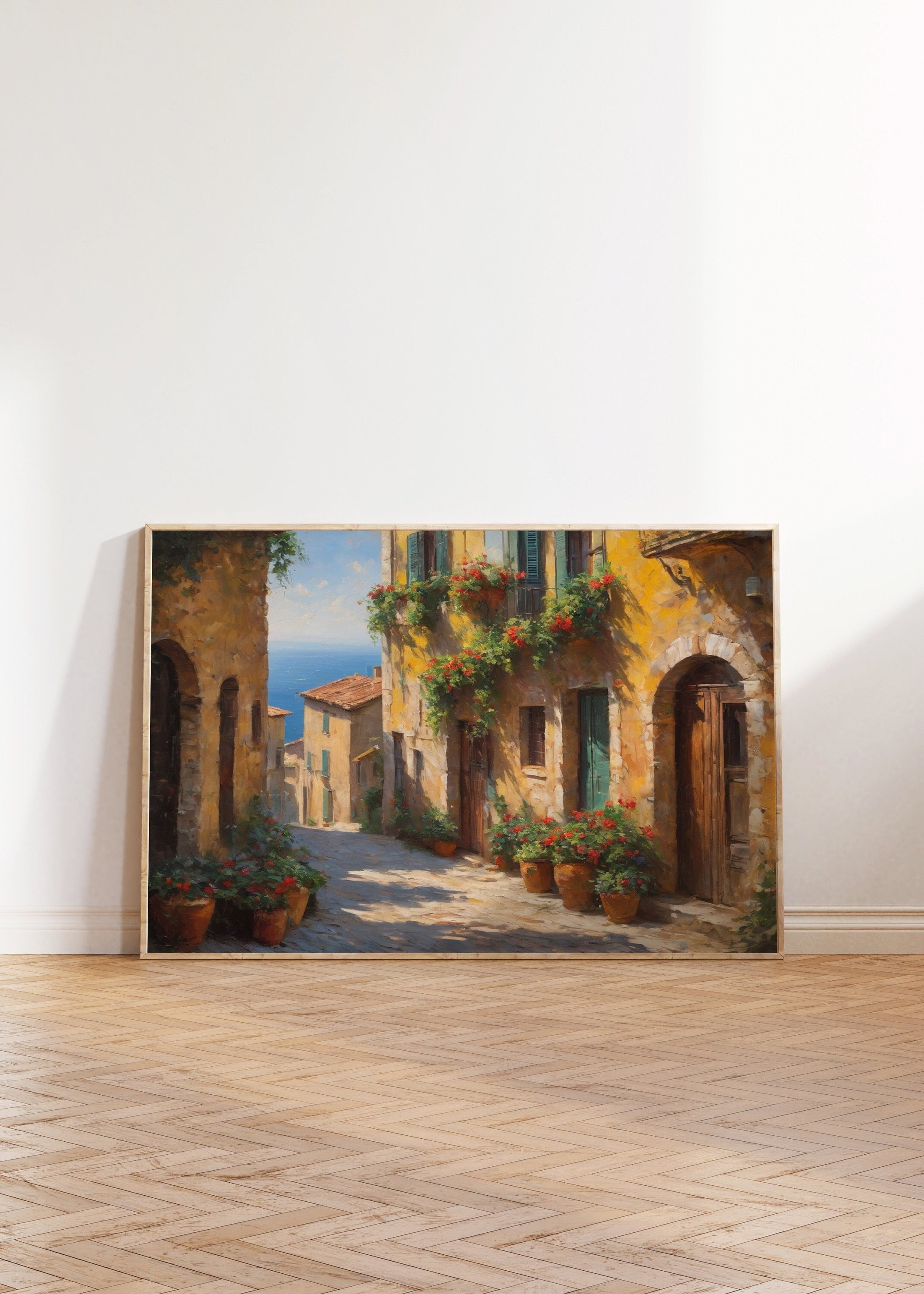 Sicilia Italy Print Italy Wall Art Italy Oil Painting Italy Printable ...