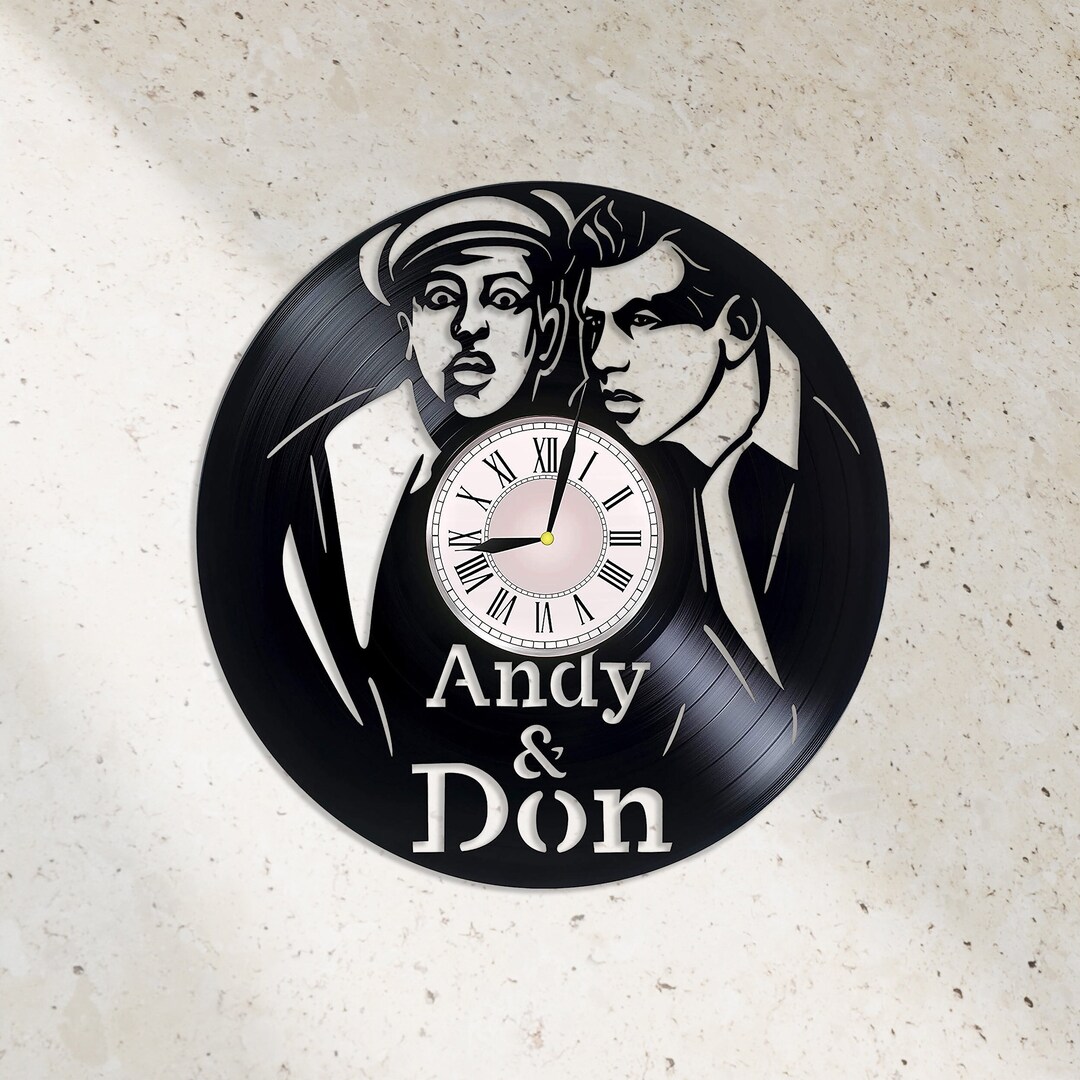 Vinyl Wall Clock | Retro Clock | Unique Wall Clock | Don Knotts | Andy ...