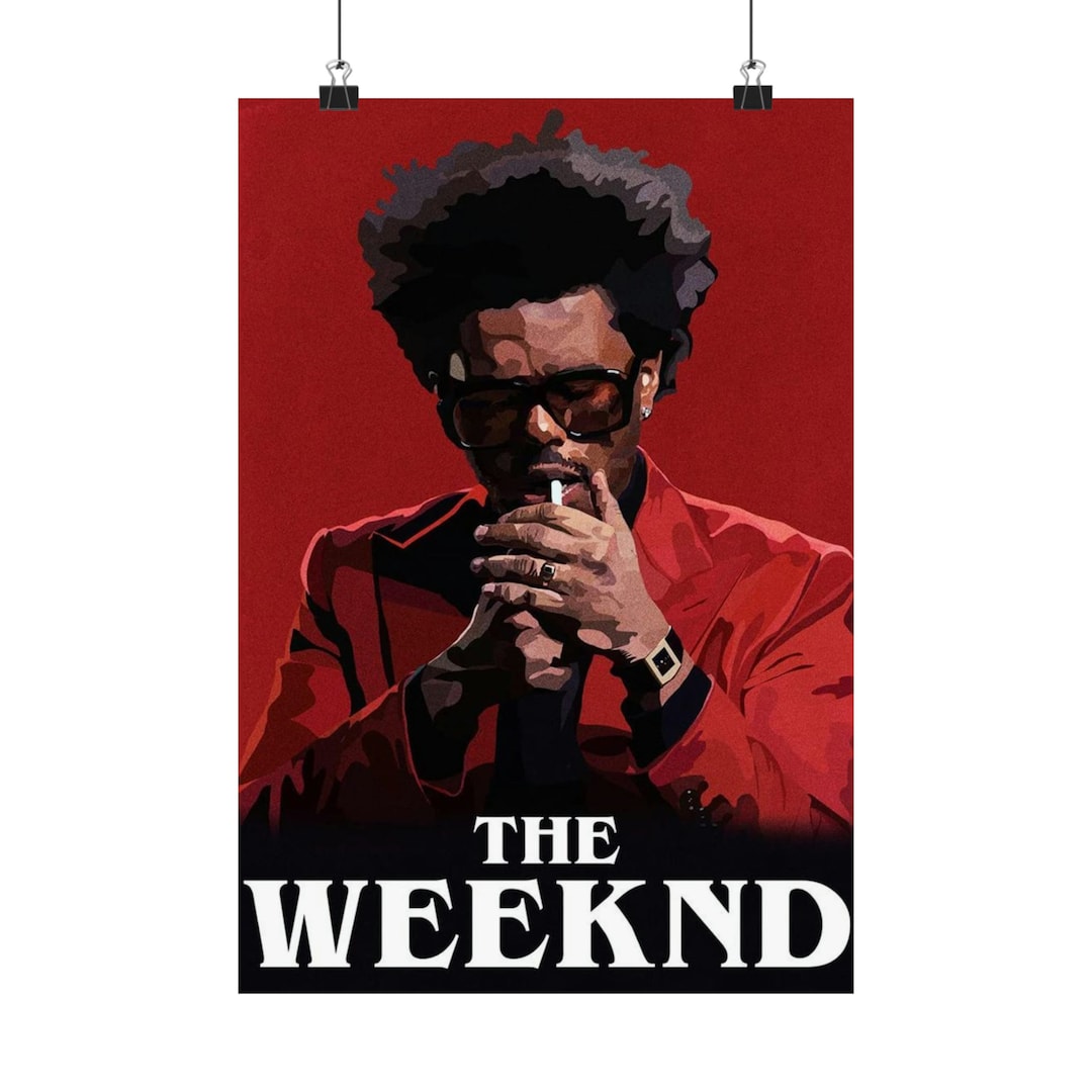 The Weeknd Wall Art Posters Poster Art Poster Download Home Decor Wall ...