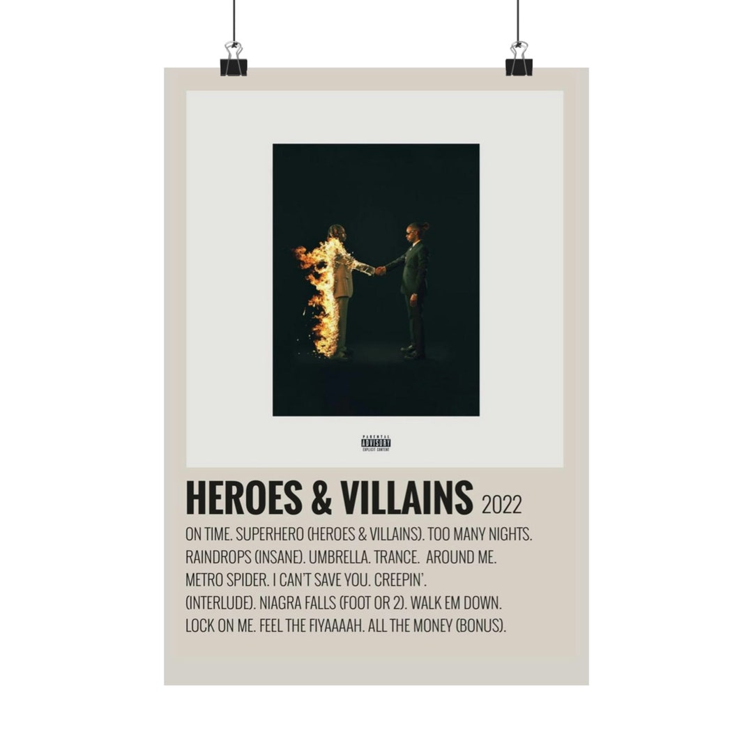Heroes & Villains Wall Art Posters Poster Art Poster Download Home ...