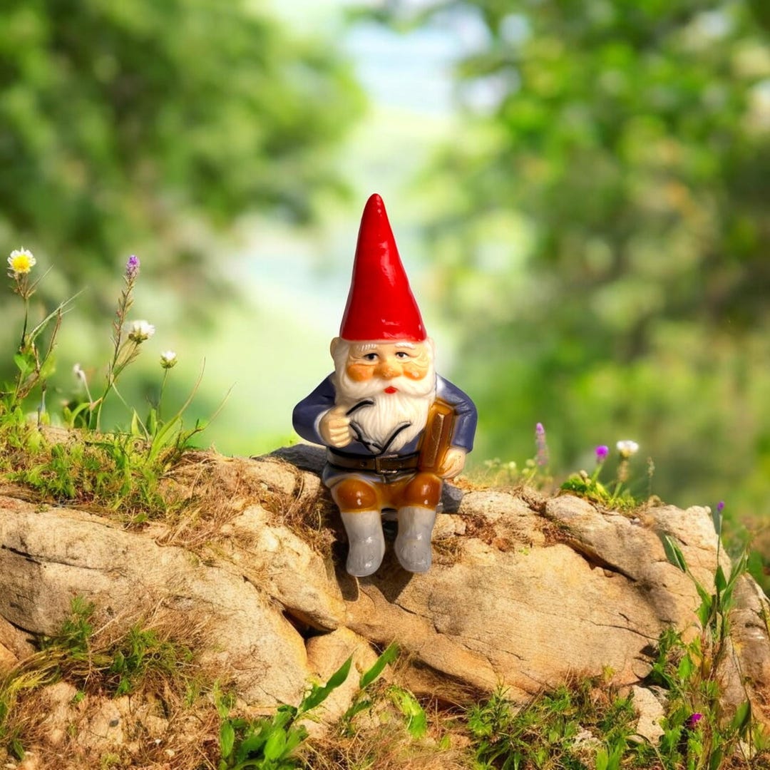 Vintage Unieboek david Gnome in PVC. Large Secure Paper Clip With David ...