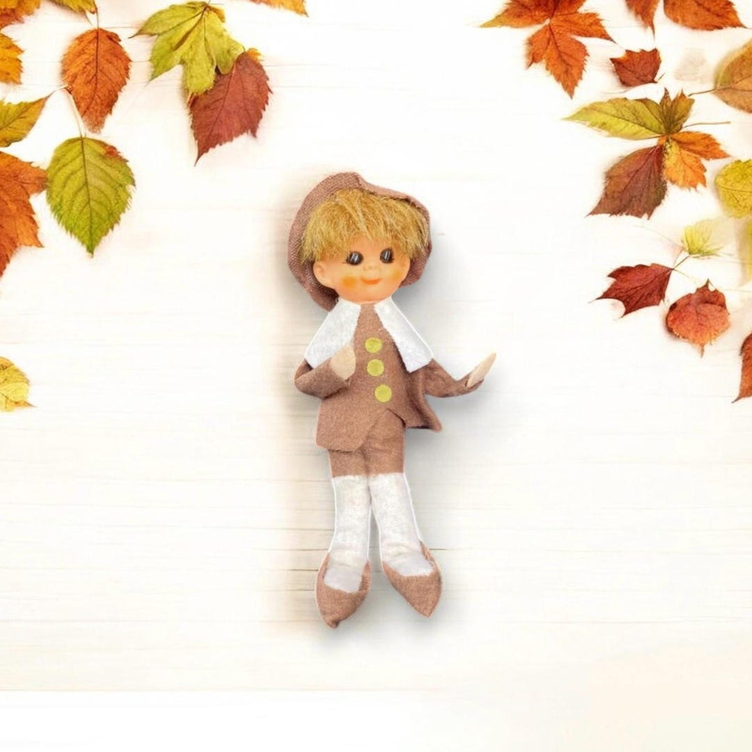 Vintage Pilgrim Boy Figurine Doll With Moveable Limbs to Add to Your ...