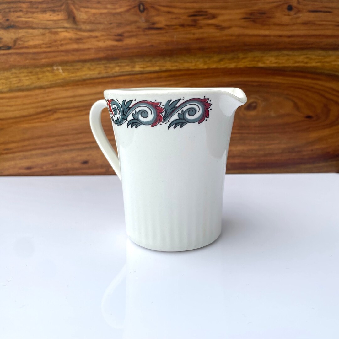 Vintage Figgjo Porcelain Specialty Creamer Featuring Norwegian Folk ...